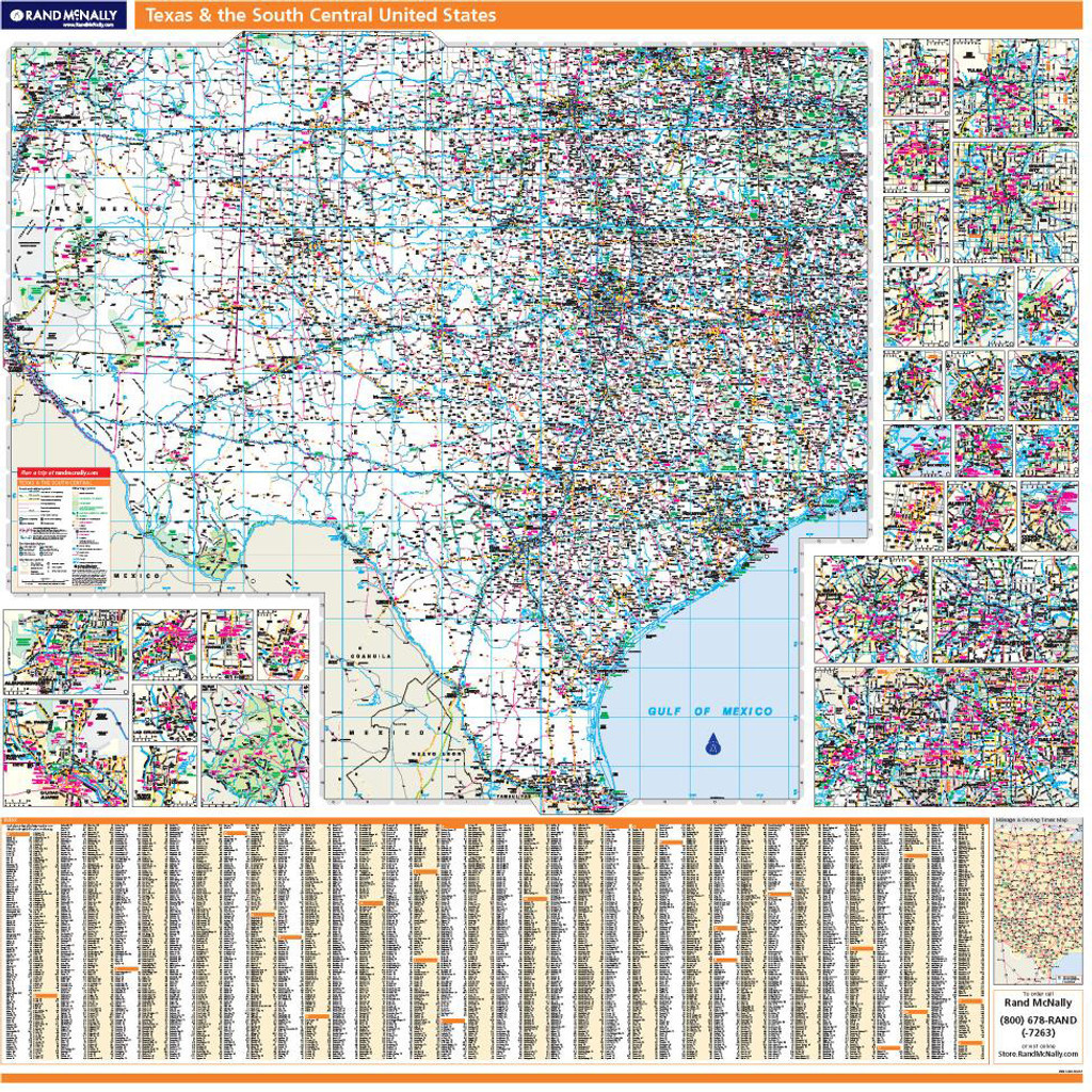 Detailed Map Of Central Texas
