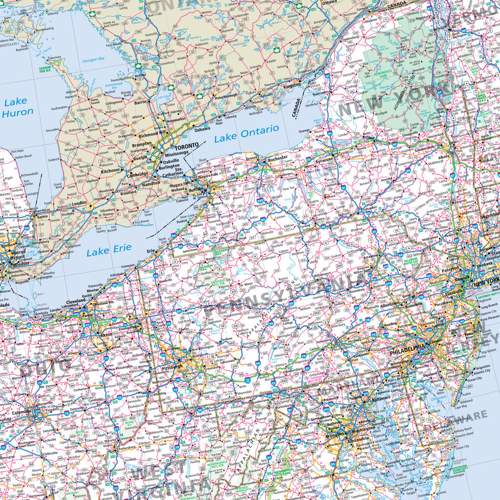 Road Map of Eastern US: A Guide | Rand McNally Publishing