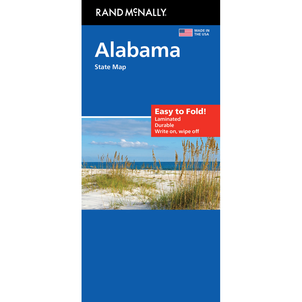 Rand McNally EasyToFold Map: Alabama