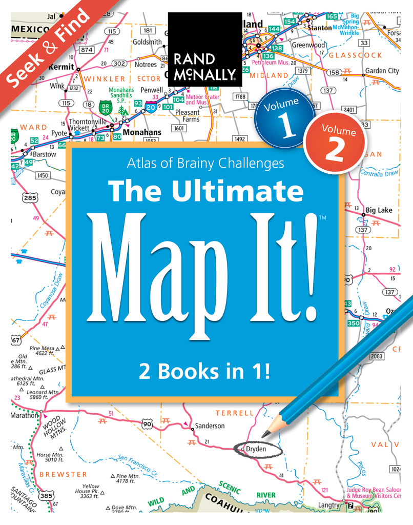 The Ultimate Map It Seek & Find Atlas: Brainy Challenges