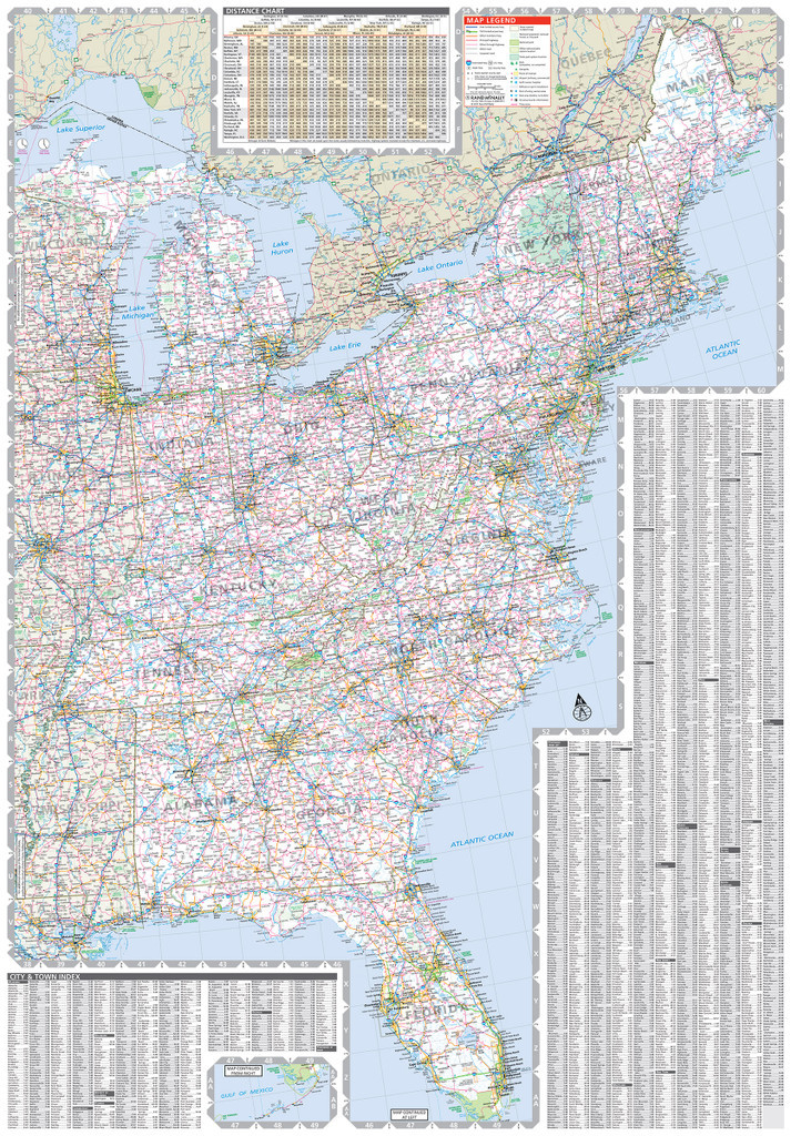 Road Map of Eastern US: A Guide | Rand McNally Publishing