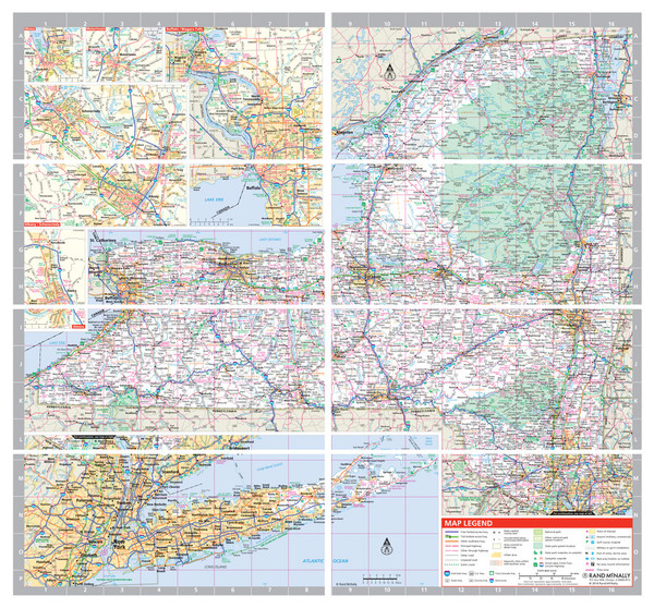 Rand McNally EasyToFold Map: New York