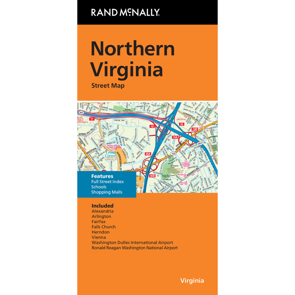 Rand McNally Folded Map: Streets of Northern Virginia