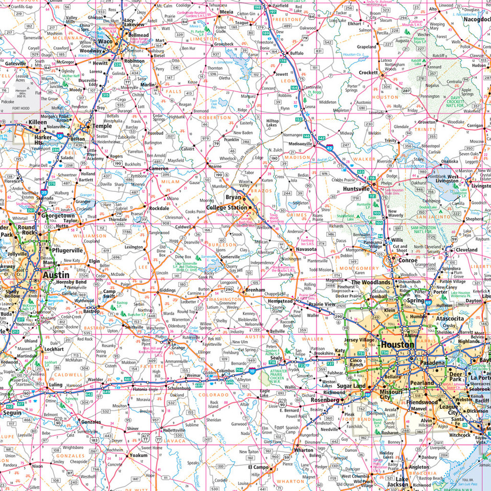 Texas Road Map: Navigate Texas | Rand McNally Publishing
