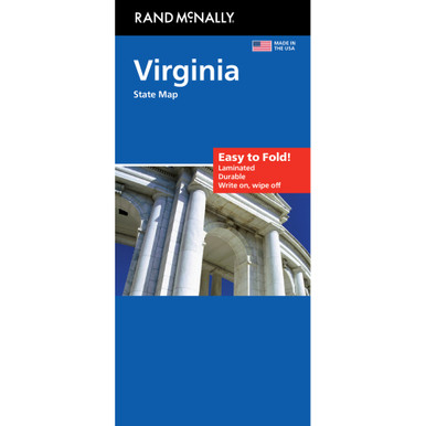 Rand McNally EasyToFold Map: Virginia