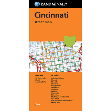 Folded Map: Cincinnati Street Map - Rand McNally Publishing