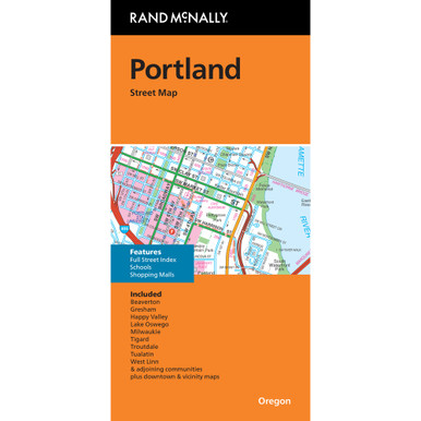 Folded Map PORTLAND Oregon STREET map