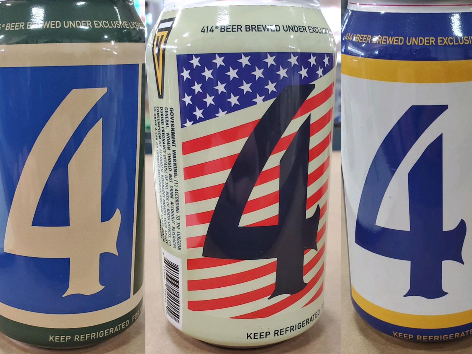 New 414 beer cans salute America, the Bucks and the Brewers - 414 Milwaukee