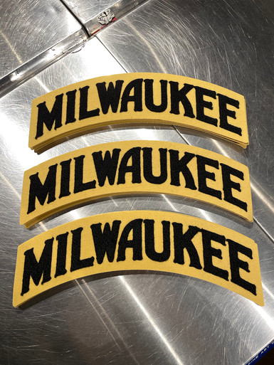Milwaukee Wool Patch Black and Cream