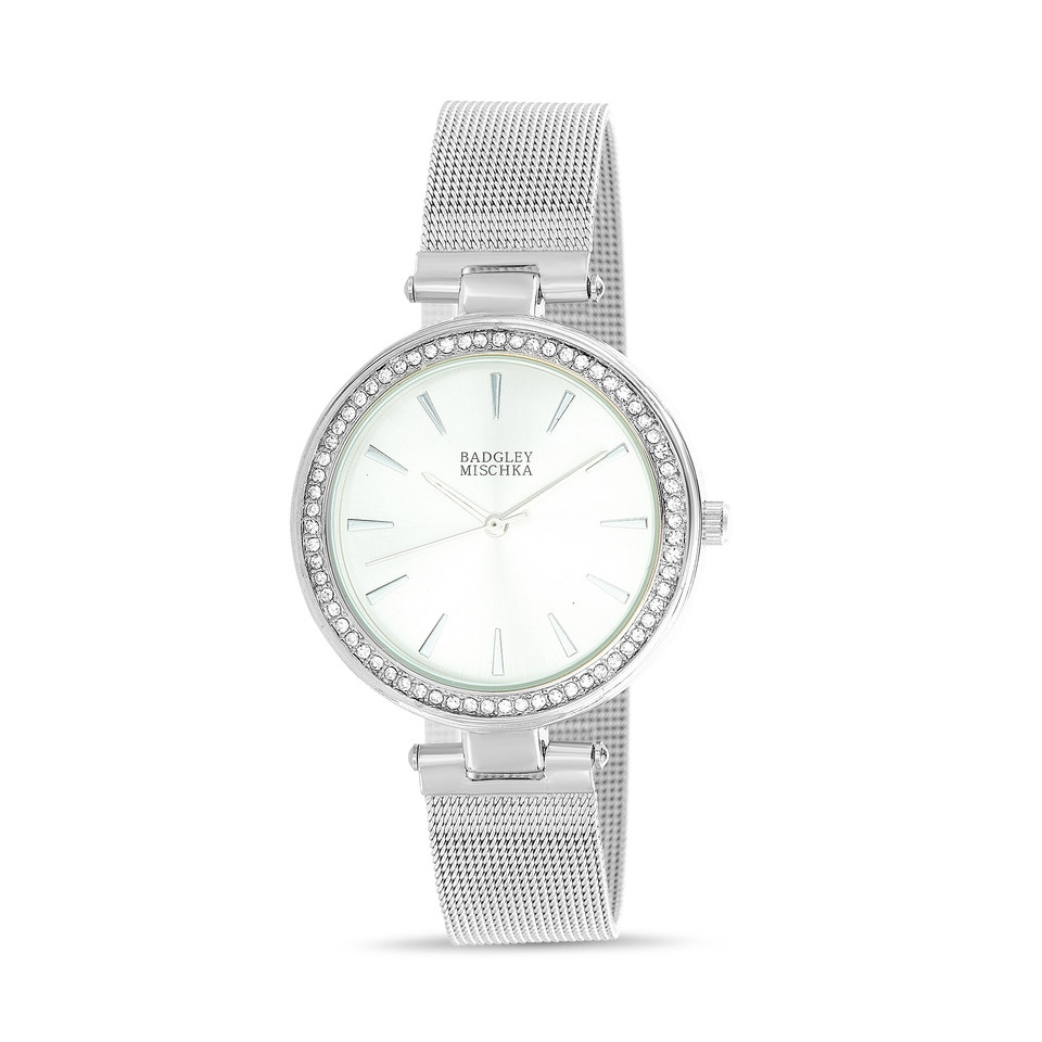 Classic Sunray Dial Mesh Watch