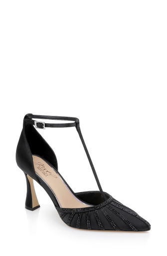 Faithlyn d'Orsay T-Strap Pumps by Jewel Badgley Mishcka