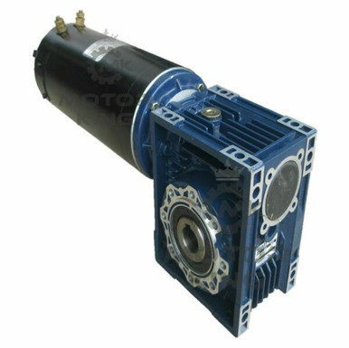 12V DC 0.75kW 750W 1HP 43rpm Type 63 Motor & Worm Gearbox Drive i40 ...