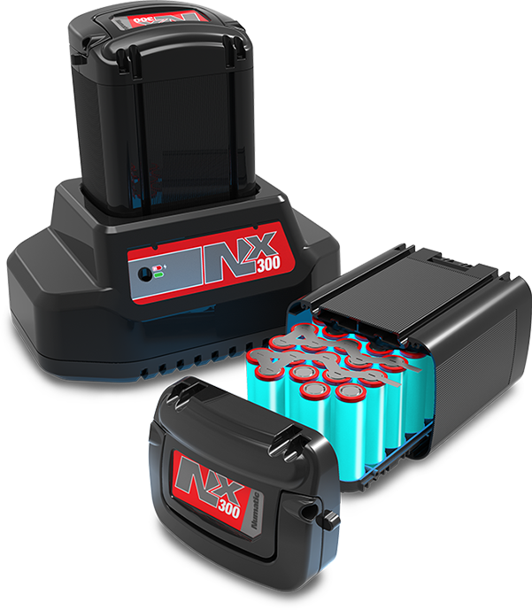 NACECARE NUMATIC NUC244NX MICRO CORDLESS WALK BEHIND SCRUBBER WITH POLY ...