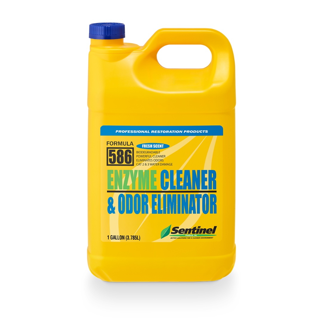 SENTINEL 586 FRESH SCENT ENZYME CLEANER & ODOUR ELIMINATOR 1 GAL ...