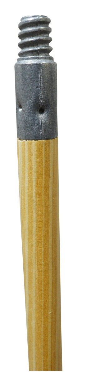 60IN LAQUERED WOOD HANDLE WITH THREADED METAL TIP - Safety Express