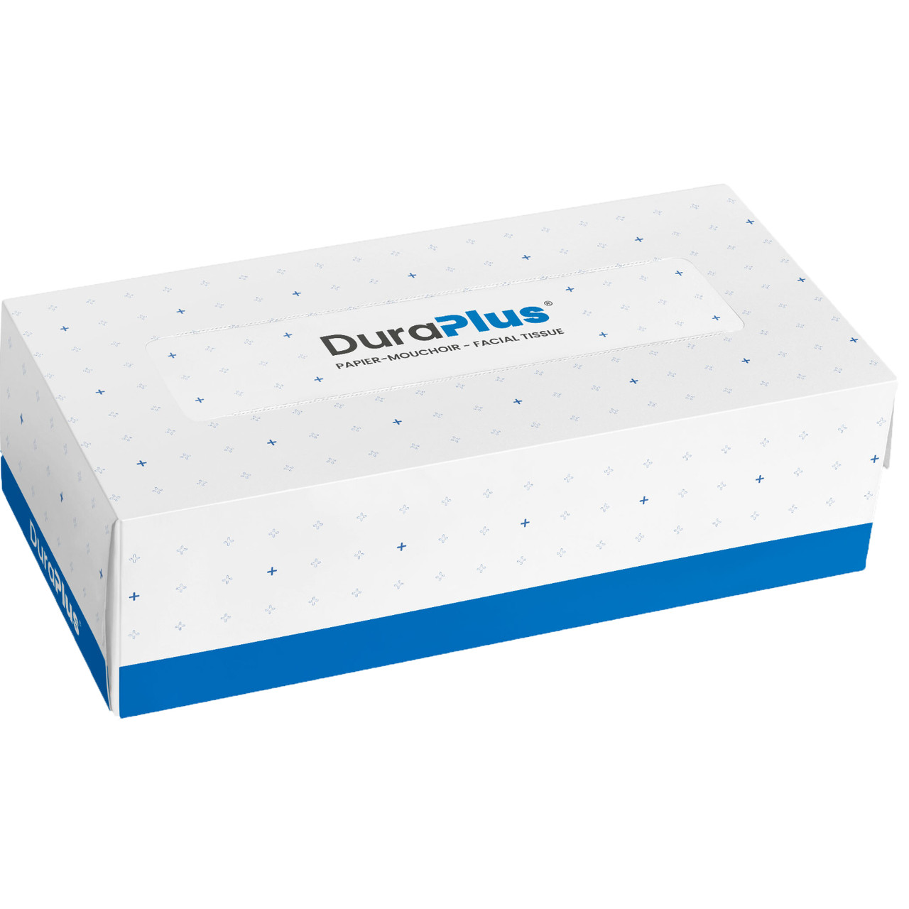 DURAPLUS 2-PLY FACIAL TISSUE 100 SHEETS X 30 BOXES - Safety Express