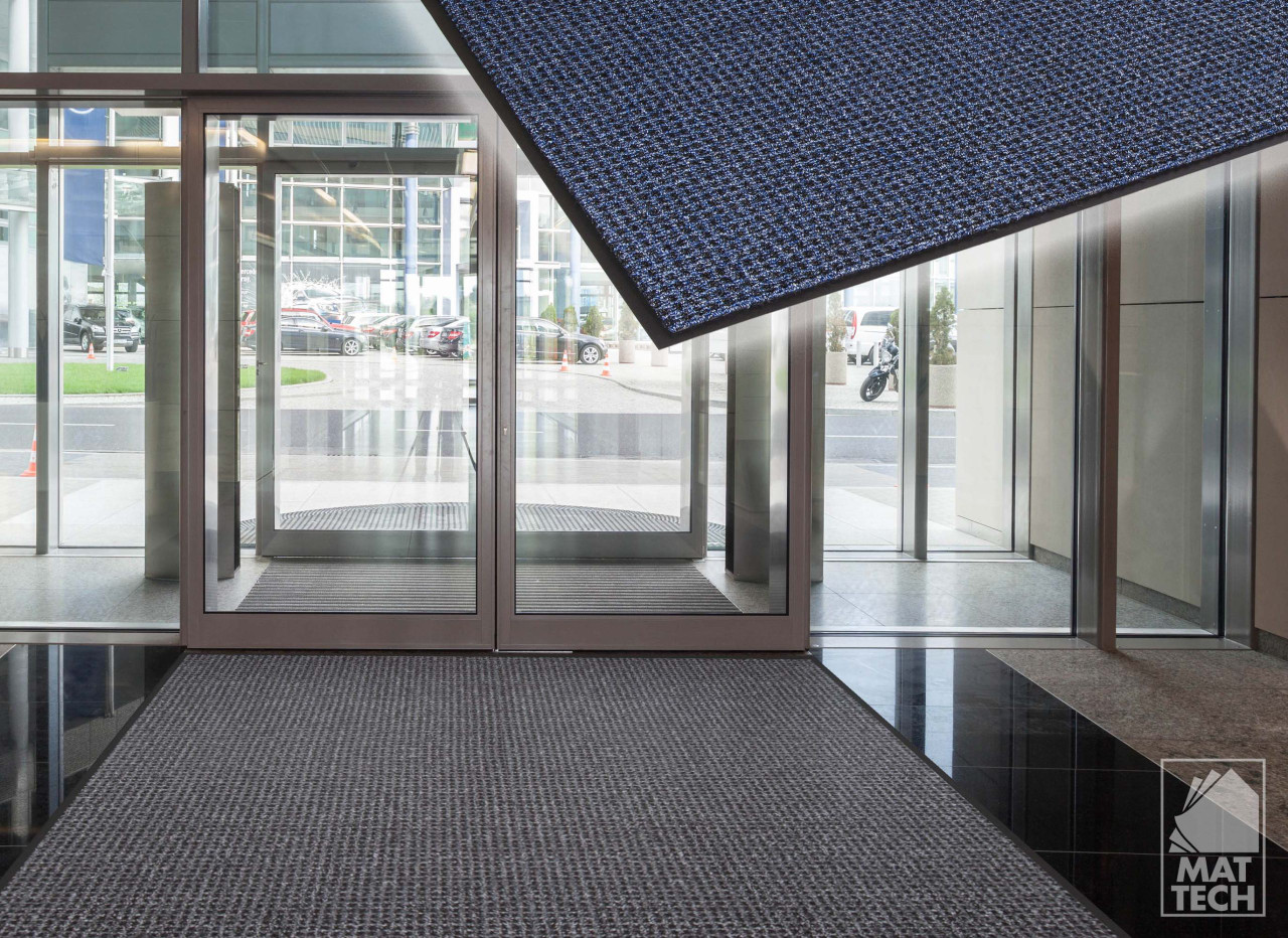 OXFORD ELITE MEDIUM/HIGH TRAFFIC MATTING 3FT X 5FT GREY/BLACK - Safety ...