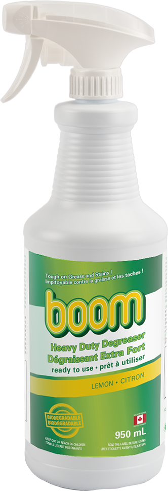 BOOM HEAVY DUTY DEGREASER LEMON READY TO USE 950ML - Safety Express