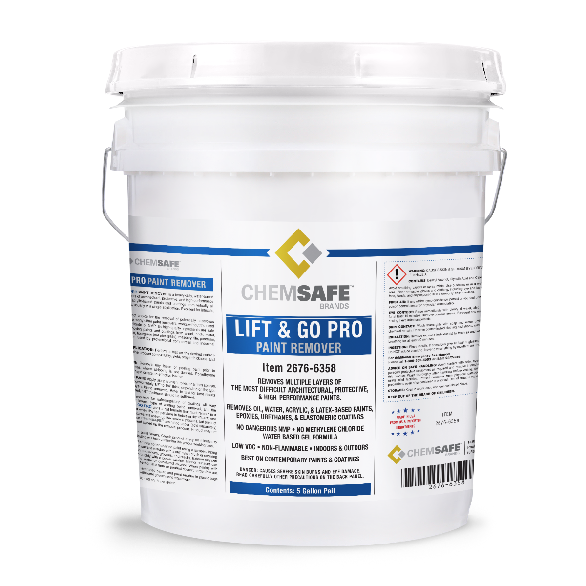 CHEMSAFE LIFT & GO PRO PAINT REMOVER 5 GAL - Safety Express