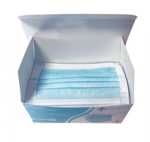 BREATHE/MEDPLUS SOFTLOOP PROCEDURE FACE MASK ASTM LEVEL 3 BOX (50/BOX ...