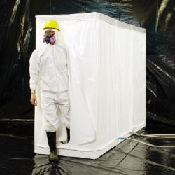 X-GUARD MULTI-CHAMBER DECON SYSTEM (WHITE) 37 IN X 37 IN X 77 IN ...