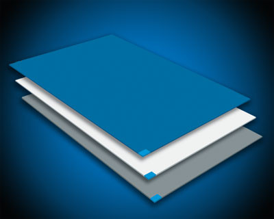 X-GUARD STICKY MATS 24 IN X 36 IN BLUE 4 PAD/PK - Safety Express
