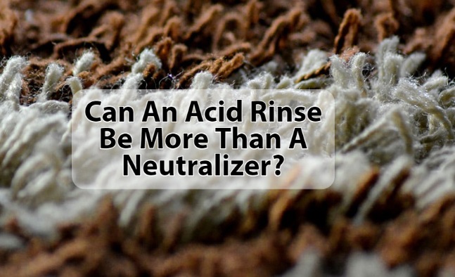 Can An Acid Rinse Be More Than A Neutralizer? - Safety Express