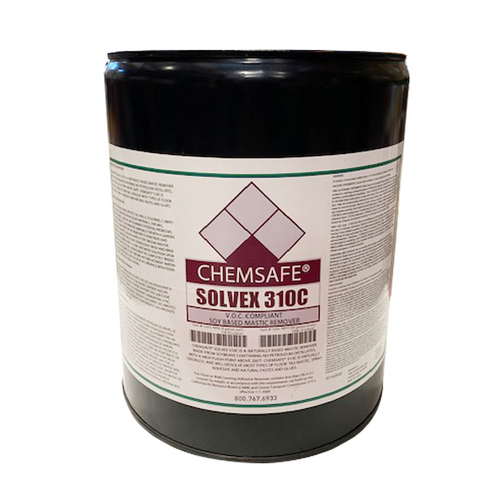 CHEMSAFE SOLVEX 310C SOY BASED MASTIC REMOVER 5 GAL - Safety Express