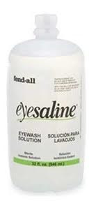EYESALINE PERSONAL EYEWASH BOTTLES 32 OZ, FULL - Safety Express