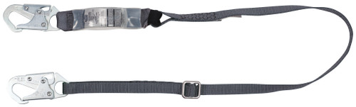 MSA V-SERIES STANDARD SINGLE-LEG ADJUSTABLE ENERGY ABSORBING LANYARD 6 ...