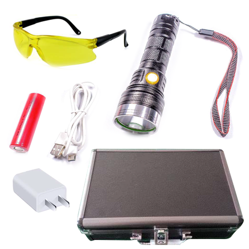HYDROFORCE UV LIGHT KIT INCLUDES LIGHT, CASE, CHARGER AND UV GLASSES ...