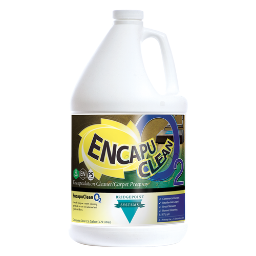 BRIDGEPOINT ENCAPUCLEAN O2 ENCAPSULATION CLEANER / CARPET PRESPRAY 4L ...