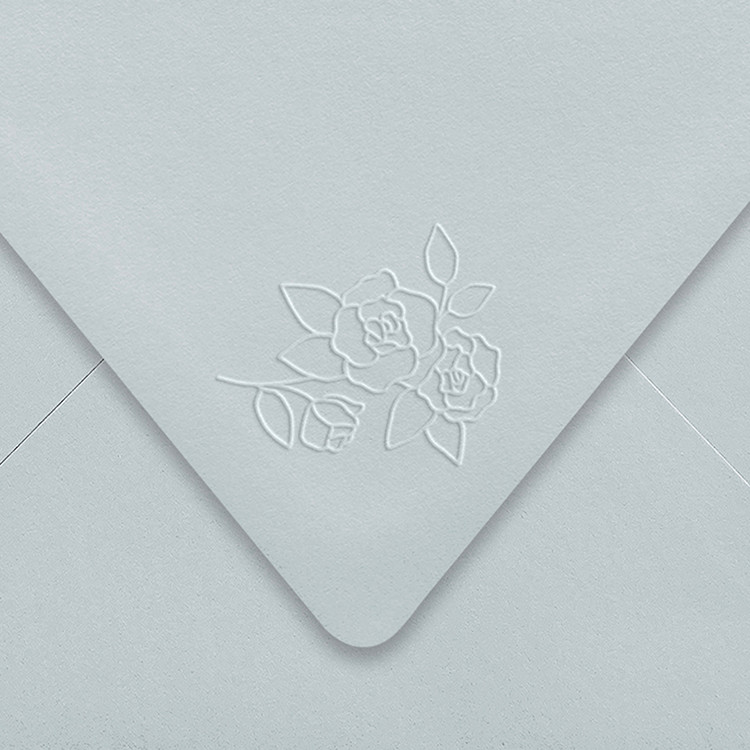 Rose Envelope Embossing Stamp Shipped Same or Next business day ...