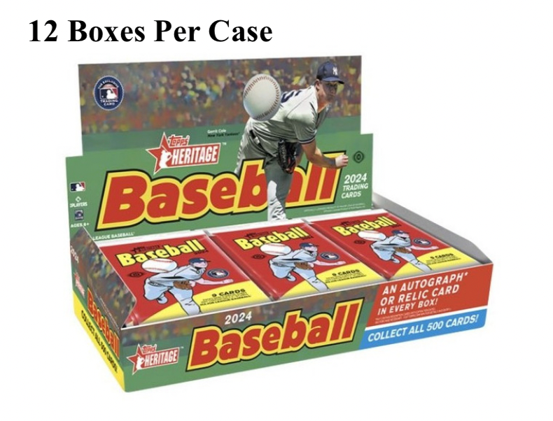 2024 Topps Heritage Baseball Hobby Case