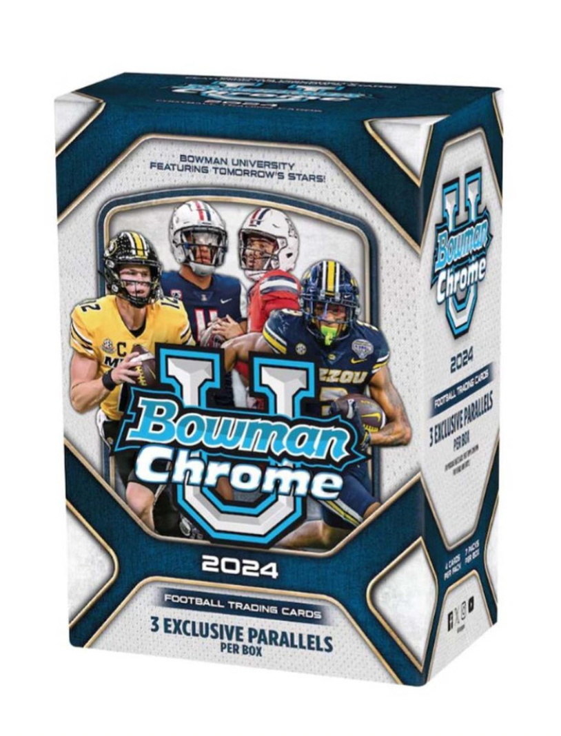 2024 Bowman Chrome University Football Blaster Box