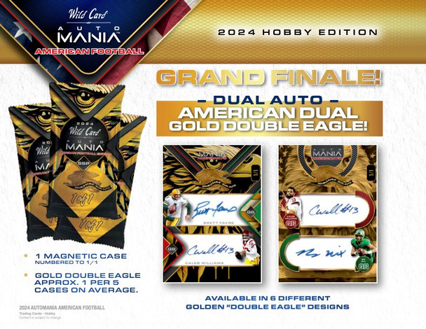 2024 Wild Card Auto Mania American Football Hobby Box