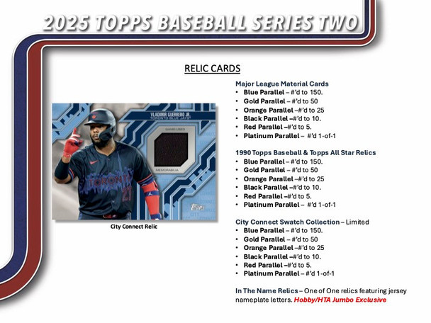 2025 Topps Series 2 Baseball Jumbo Box