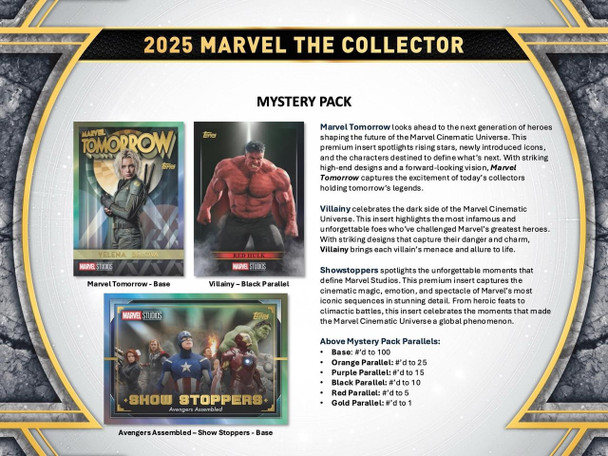 2025 Topps Marvel The Collector Hobby Case