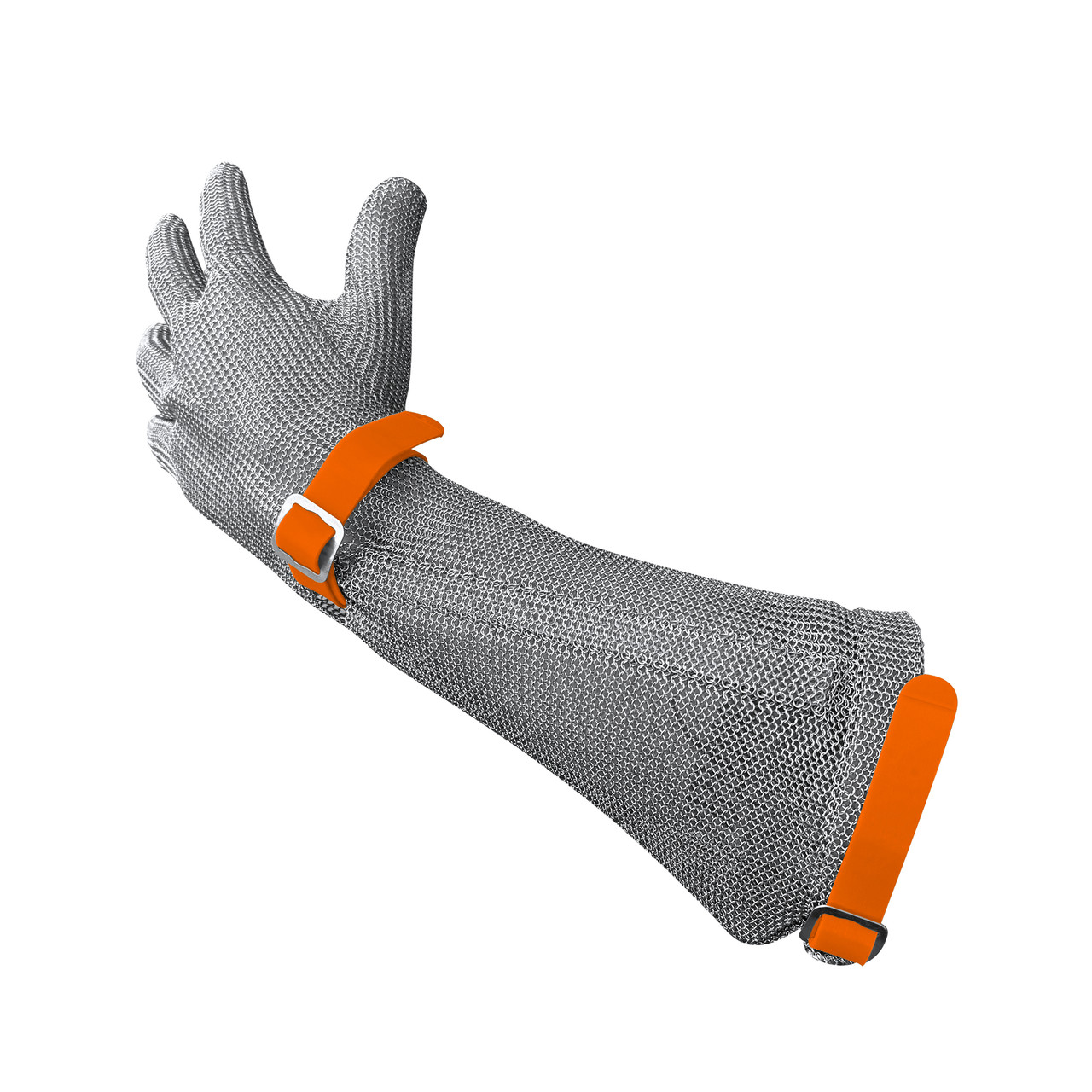 CHAINMAIL LONG CUFF GLOVE STAINLESS