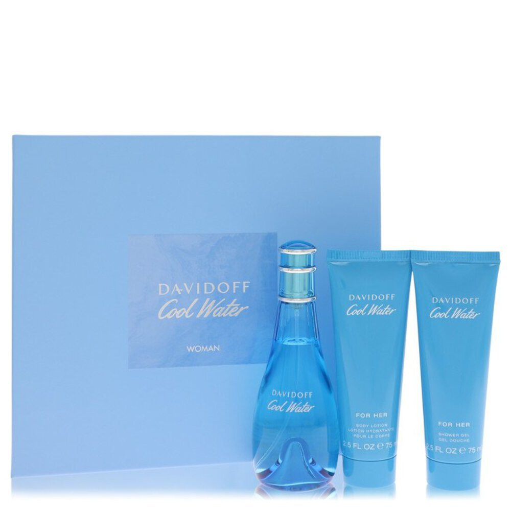 Davidoof Cool Water Gift set dama 3 piezas