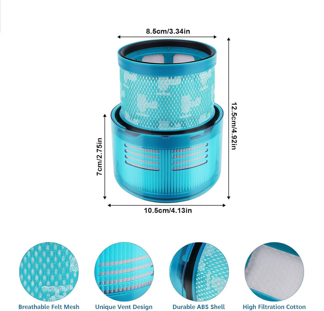 Hygieia Hepa Filter - For Dyson Gen5detect Models (SV23, SV24)