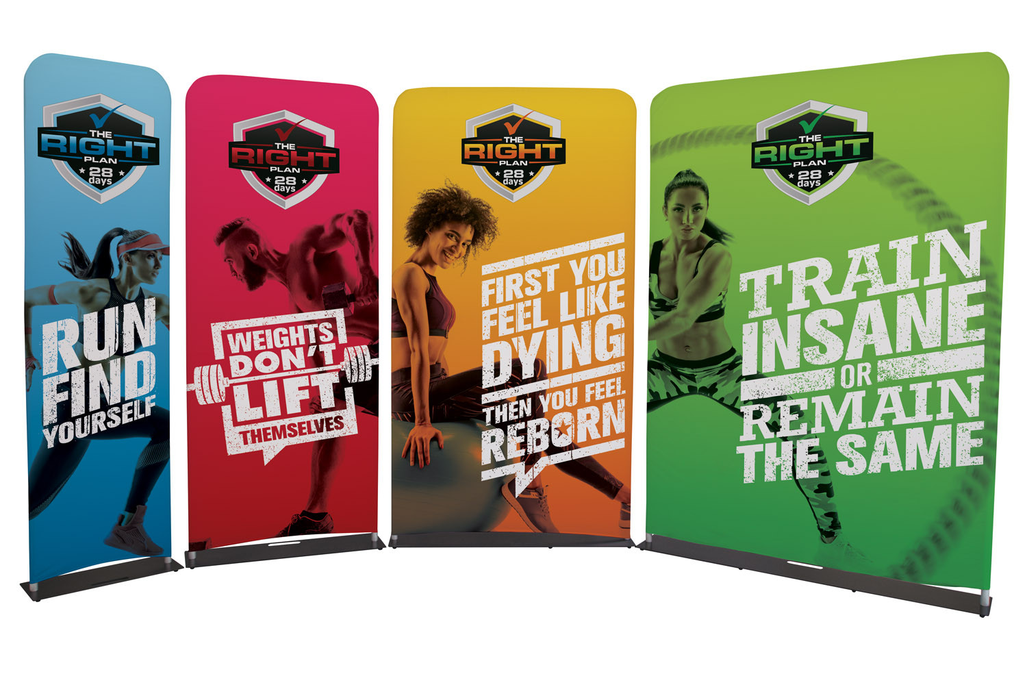 2 Ft Euro Fit Stretch Fabric | Floor Displays | Logoclothz