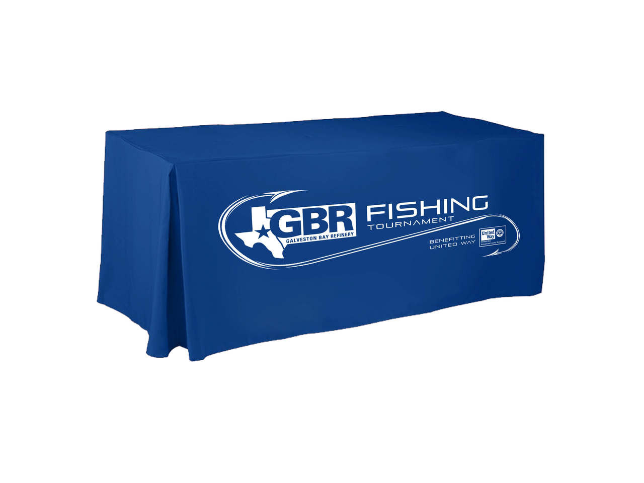 4Ft Custom Tablecloth | Bar - Pub Height | One Color Imprint