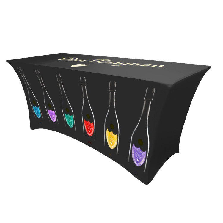 6' Stretch Table Covers | With Logo & Design Printed All Over