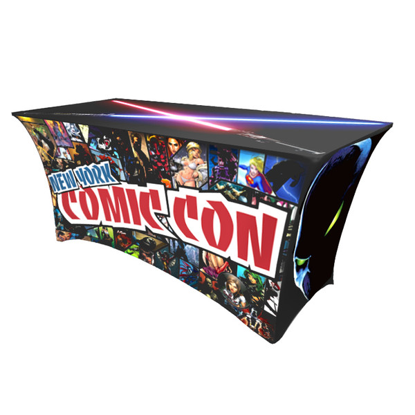 6' Stretch Table Covers | With Logo & Design Printed All Over