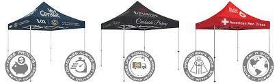 Pop Up Tent Canopy 10 x 10 | Custom Logo Printed In Your Brand Colors ...
