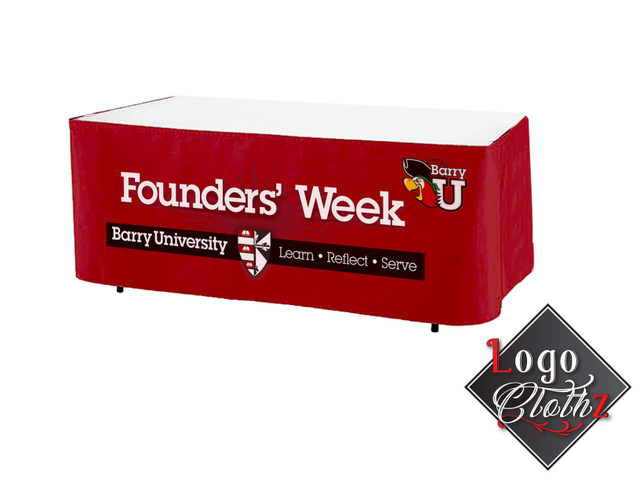 Table Wraps Logo Printed | PMS Color Match | Logoclothz