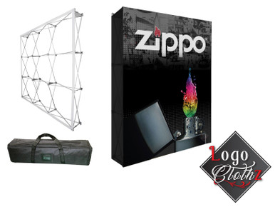 Retractable Standing Banner - POP Up Wall Display - 3 Sided