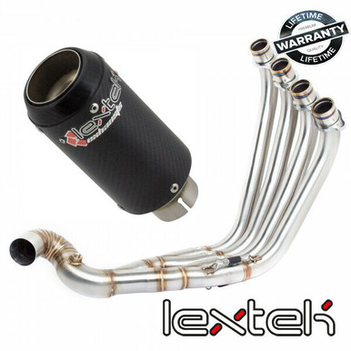 Honda CBR650R CBR650F Lextek LOW LEVEL De Cat Full Exhaust System ...