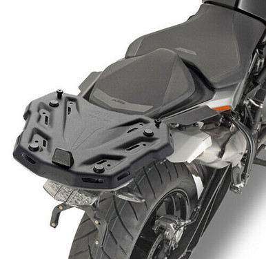 KTM Duke 790 New Givi Rear Luggage Rack & Aluminium M9B Monokey ...